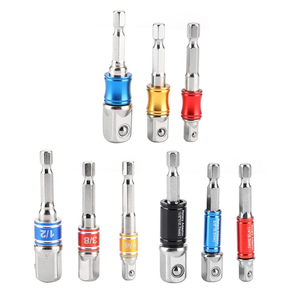 3Pcs/Set Hex Drill Bit Socket Adapter Drive Electric Impact Driver 1 ...
