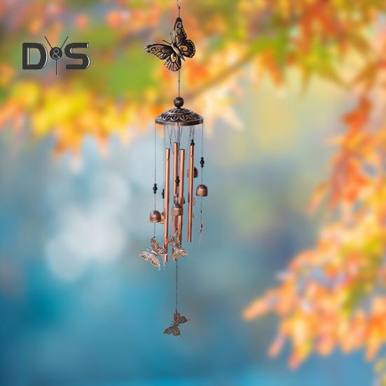 Cheap 1 Set Metal Hanging Windbell Creative Unique Butterfly Windbell ...