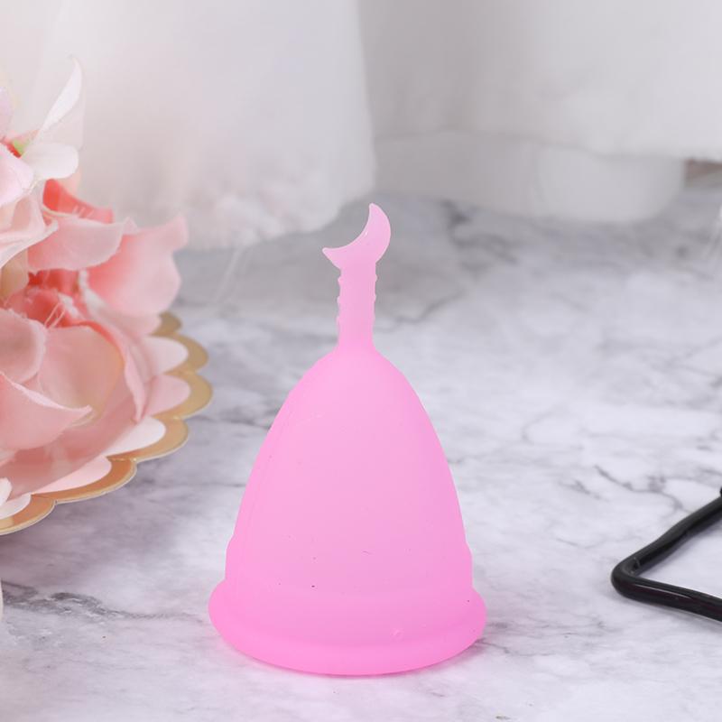 Buy 1Pcs Silicone Moon Cup Female Aunt Menstrual Cup at affordable ...