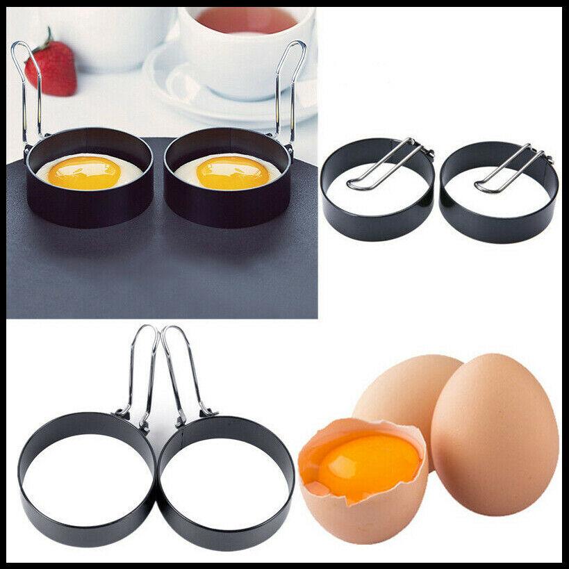Stainless Steel Bake Egg Ring Circle Round Omelette Mold Kitchen ...