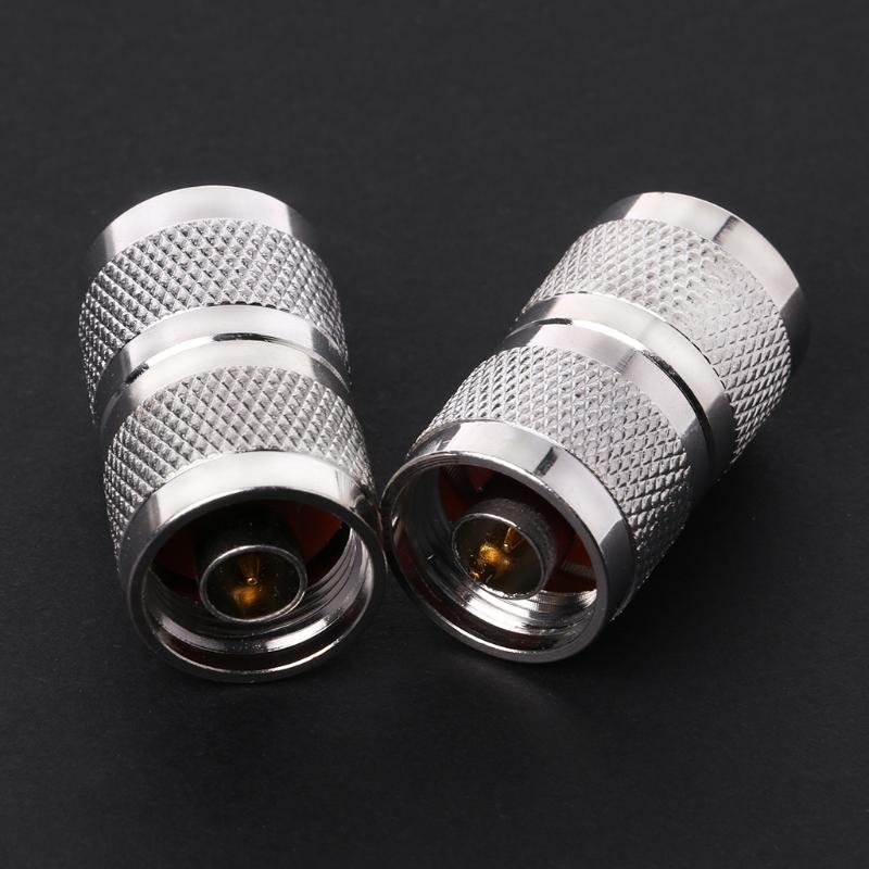 2 Pcs RF N Plug Male to N Plug Male N-JJ Coaxial Connector Antenna ...