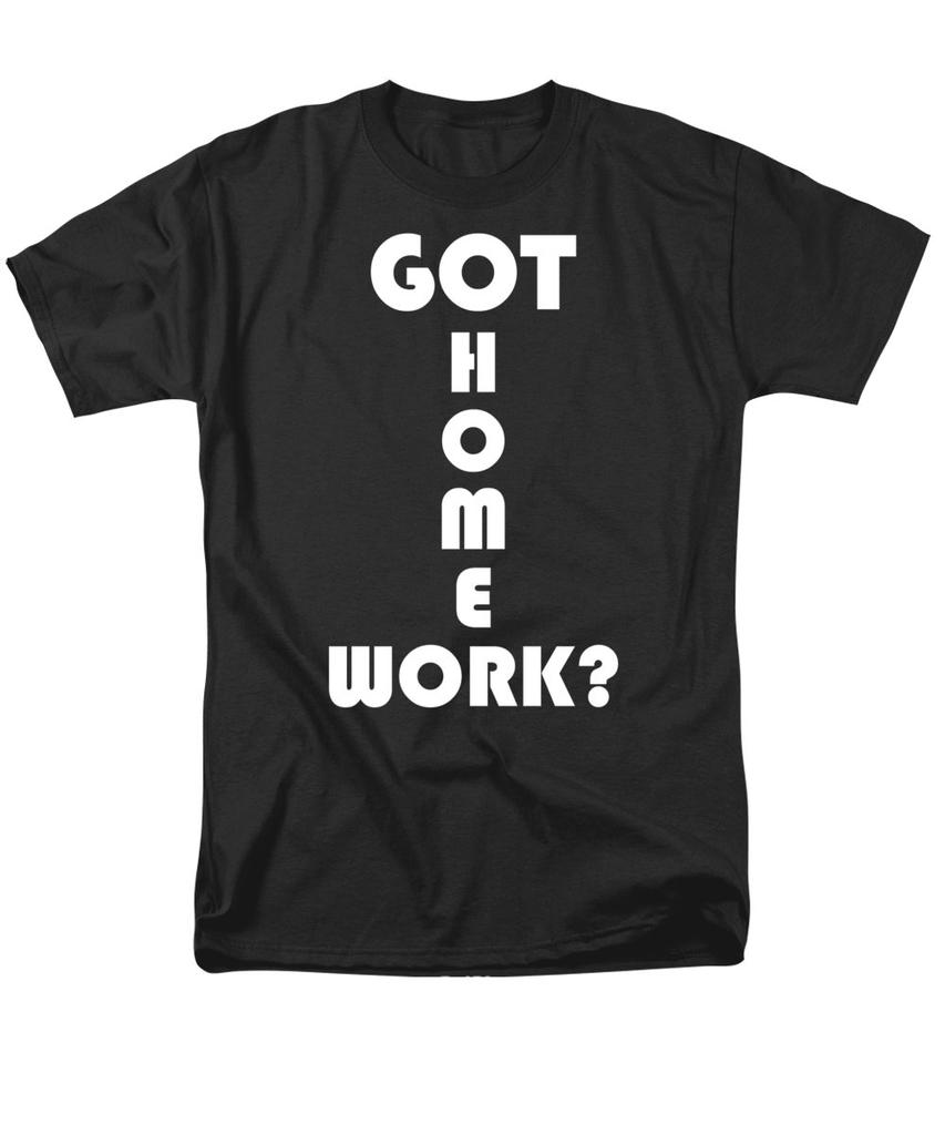 Buy Men Premium Cotton got homework t Print Tees Funny Harajuku Style ...