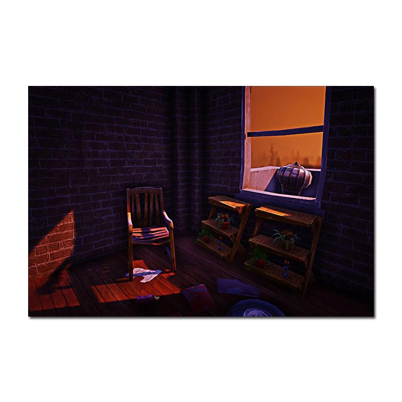 Fortress Night Game Fashion Anime Poster Inkjet Custom Game Internet ...