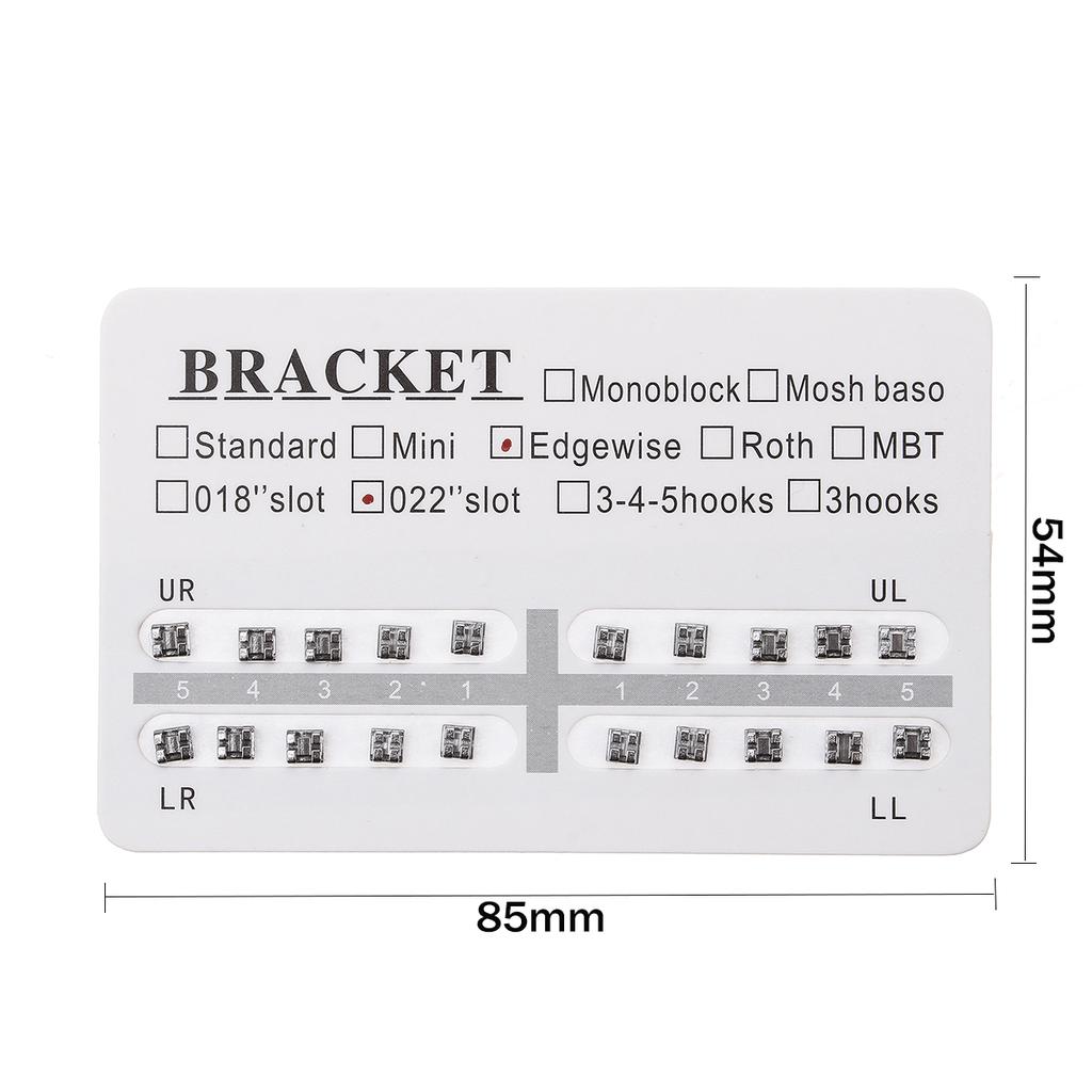 Buy 0.22'' Slot Orthodontic Bracket Edgewise Ultra-Thin Square Mesh ...