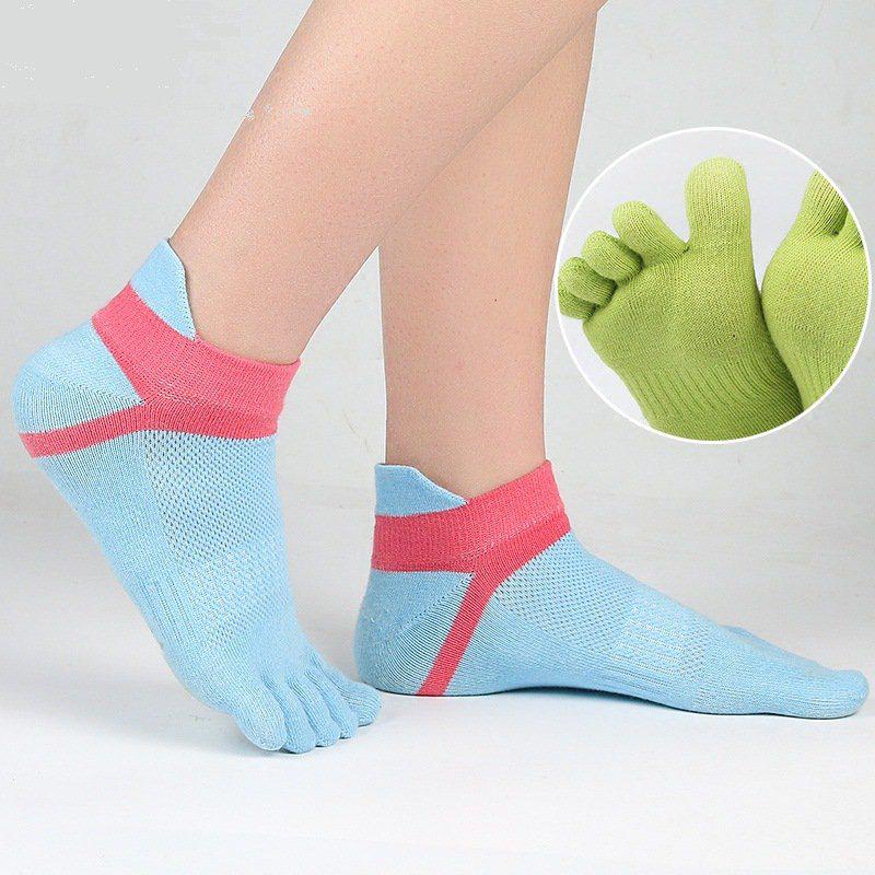 Satın alın Women Split Socks Low Cut Ankle Show Toe Socks Cotton Blend ...