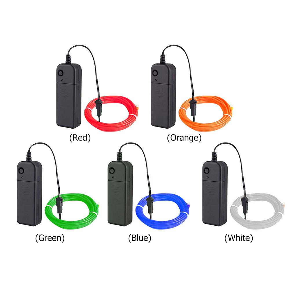 Buy EL Flexible Luminous Line Rope Neon Light Ultra-bright EL Cold ...