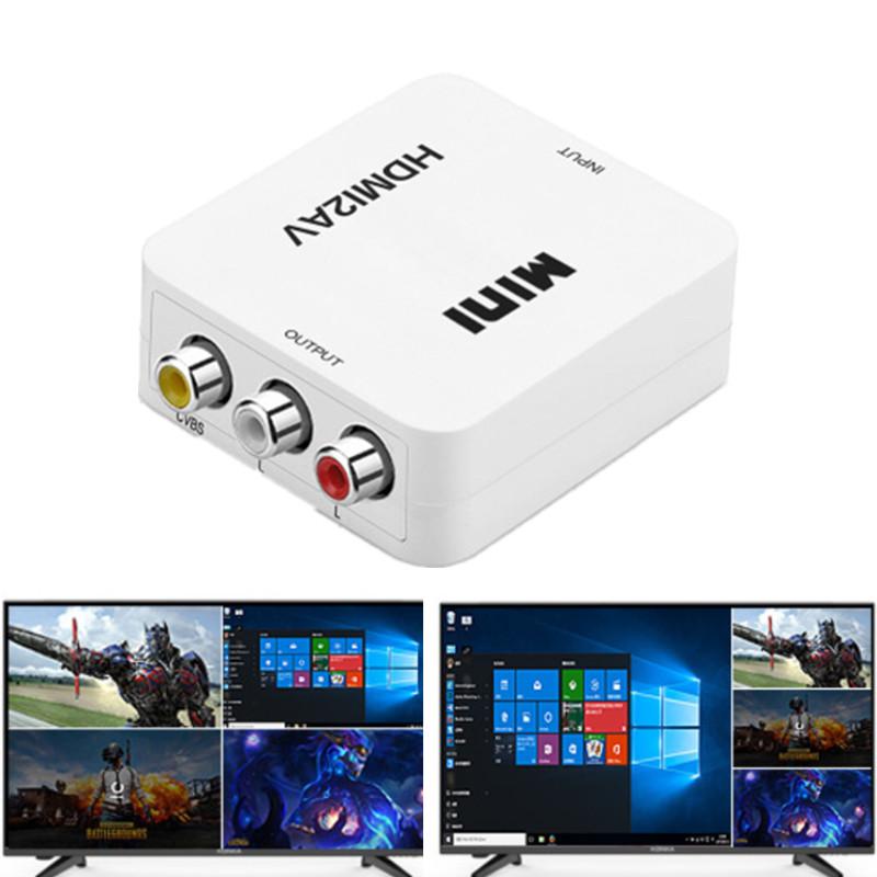 1080P Flexible Cable Box Notebook PC Mini HDMI Cable HDMI To RCA AV ...
