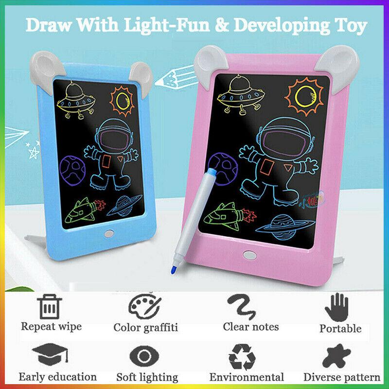 Buy Draw With Light Fun And Developing Toy Drawing Board Magic Draw ...