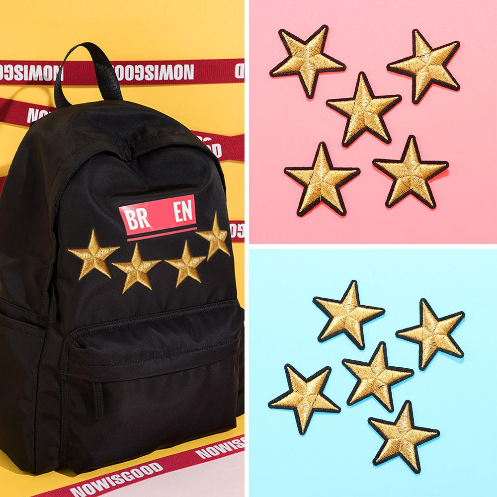 Cheap 10PCS Stars Embroidered Patches Sew Iron On Badges For Clothes ...
