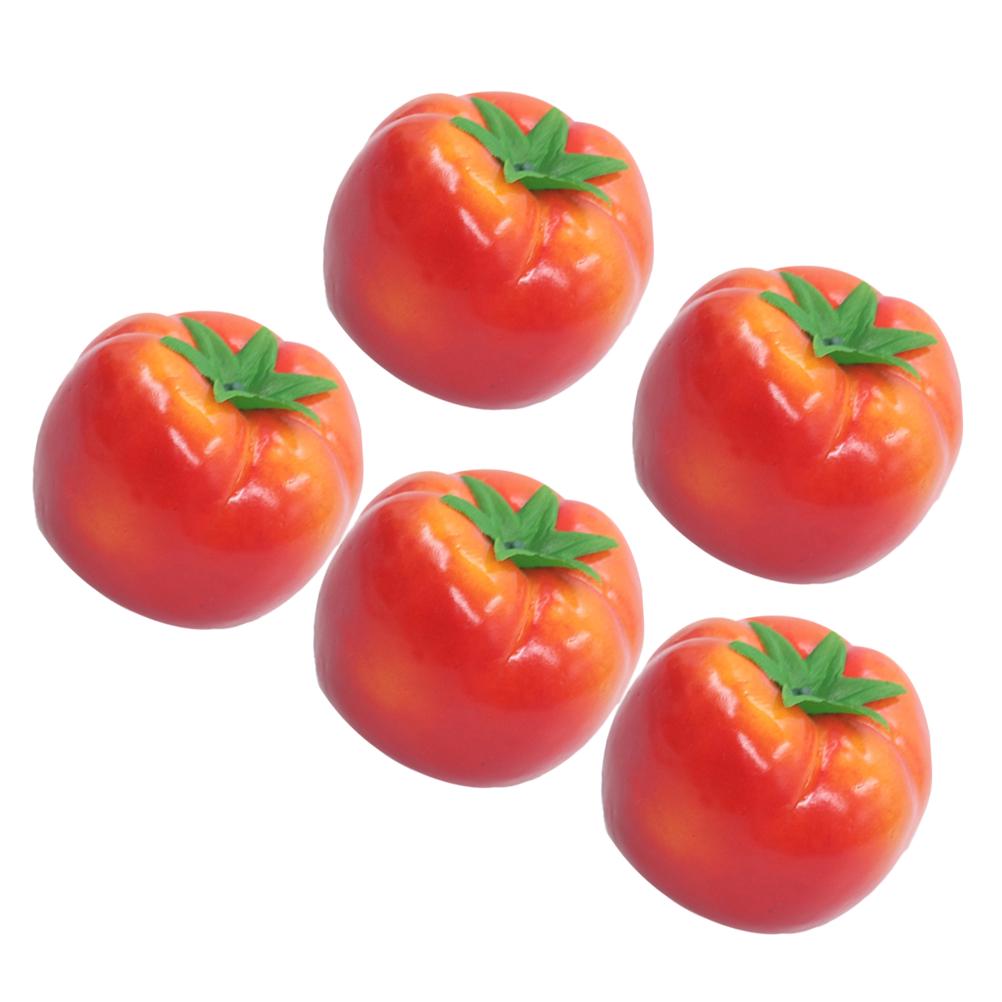 Buy 5pcs Fake Tomato Chic Photography Props Tomato Decoration ...
