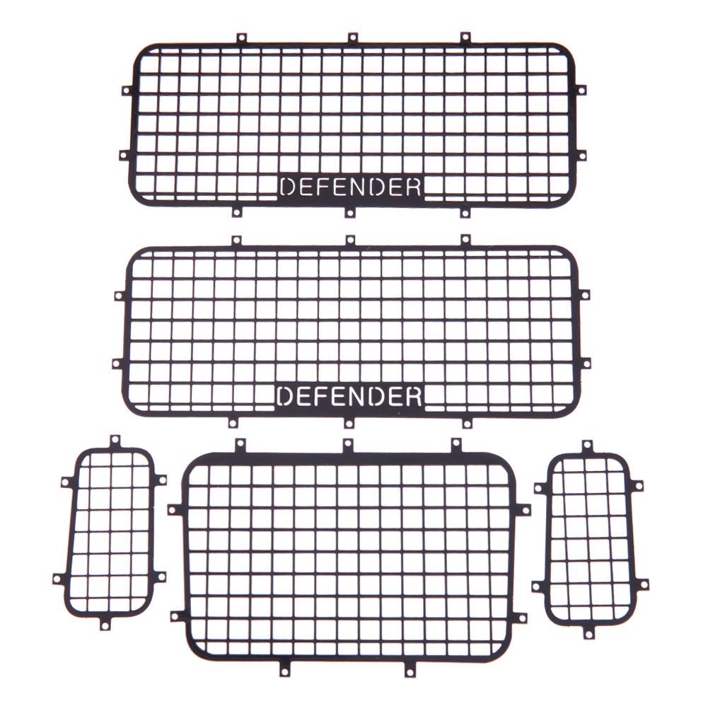 Buy 5pcs Metal Window Mesh Protective Net for 1/10 RC Crawler Car ...