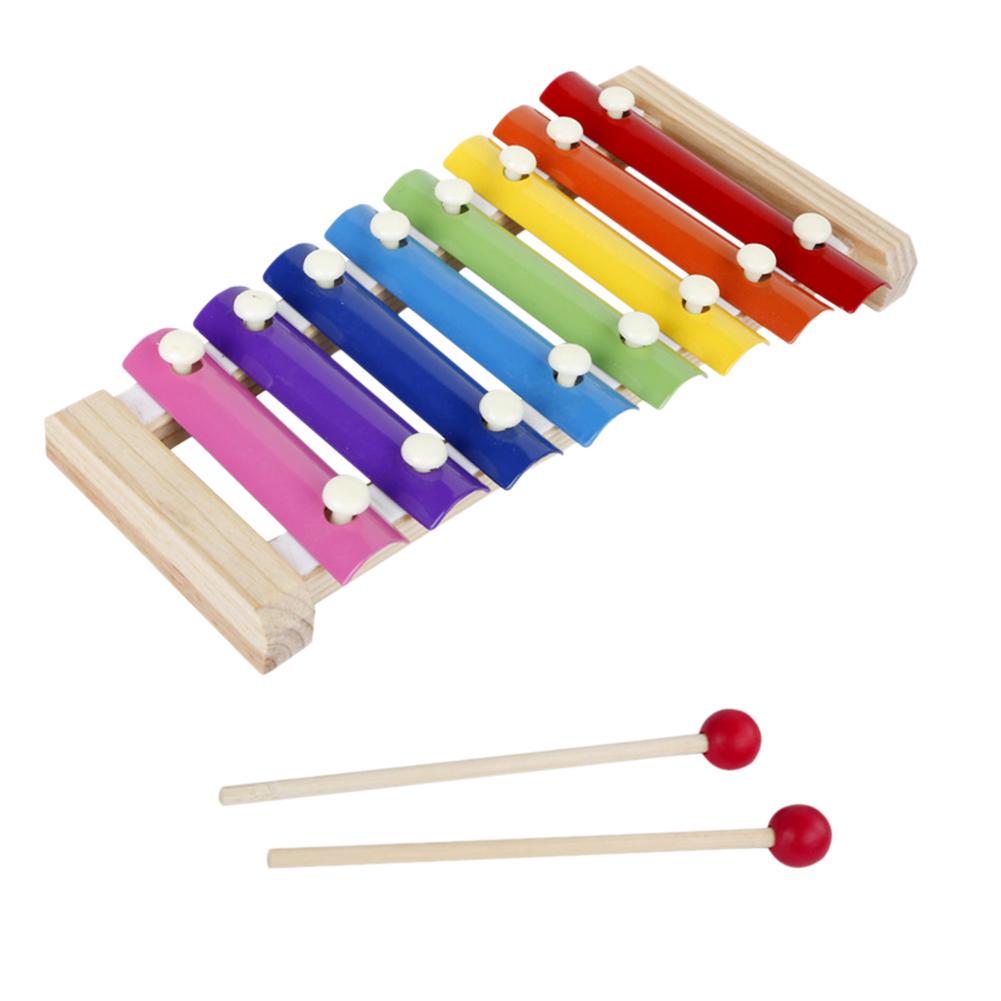 Buy Small Wooden 8 Scales Octave Xylophone Percussion Instrument ...