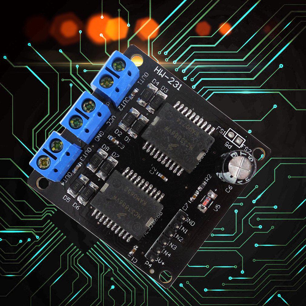 Buy HW-231 Dual MC33886 Motor Driver Board Expansion Module 5A for Robot Smart Car at affordable ...
