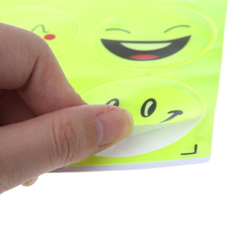 Buy Reflective Funny Bicycle Sticker Smiling Face Pattern Safety Night ...