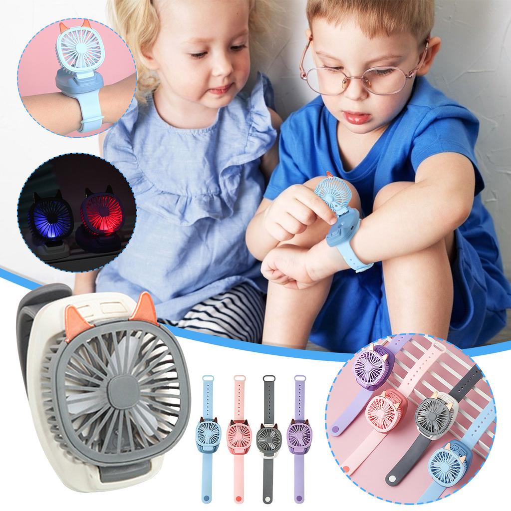 Buy Mini Handheld Portable Fan Ultra-Quiet Third Gear Speed Electric ...
