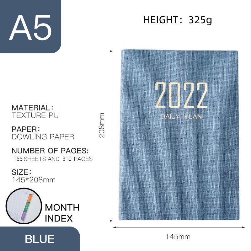 Buy A5 Schedule Book Smooth Writing Month Writing Journal Daily ...