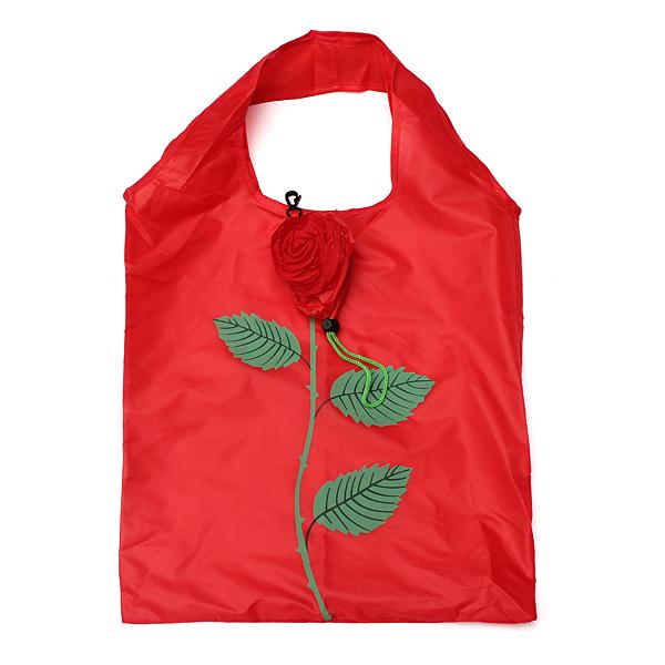 Buy newly HOT Rose Flower Reusable Storage Folding Shopping Bag Travel ...