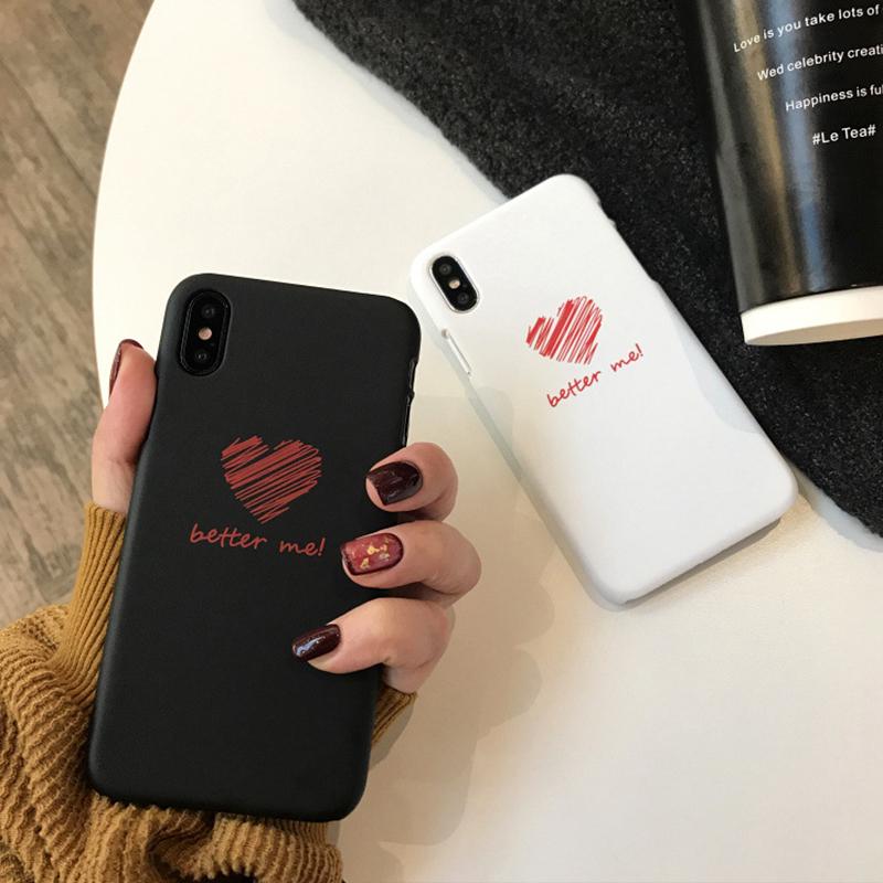 Buy Literary Simple Love for Apple Mobile Phone Shell Iphone Matte ...