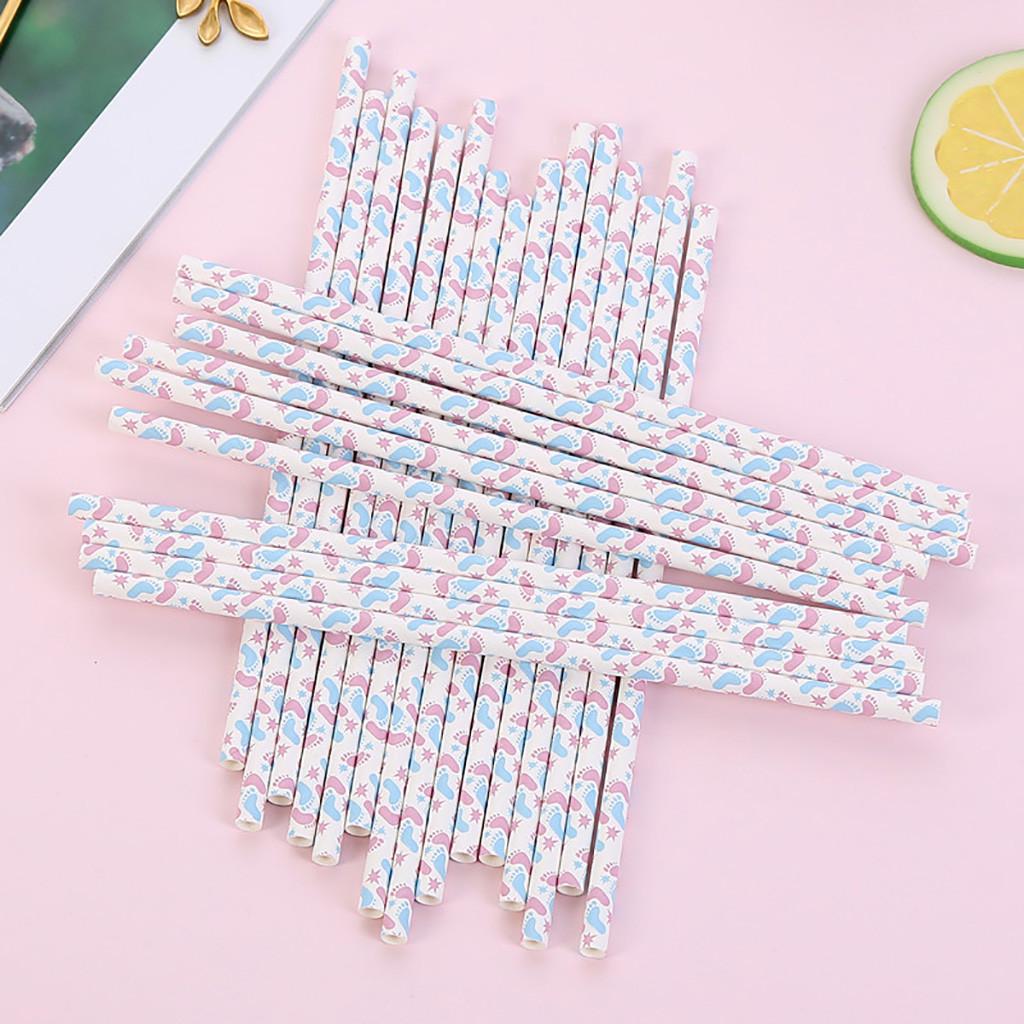 Buy [AR]Hot Sale Paper Straws Disposable Holiday Party Drinking Straws ...