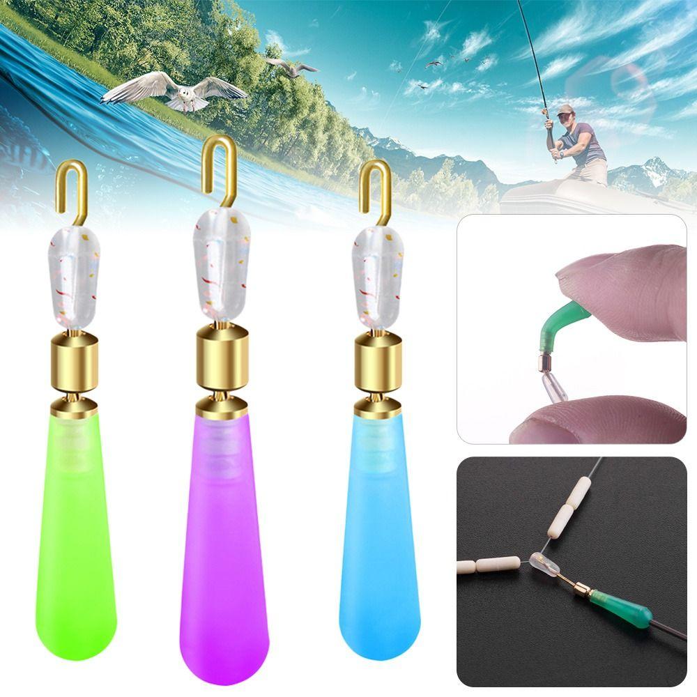 3 Size Hot Silicone Anti knot Fishing Floats Rotation boia Floating ...