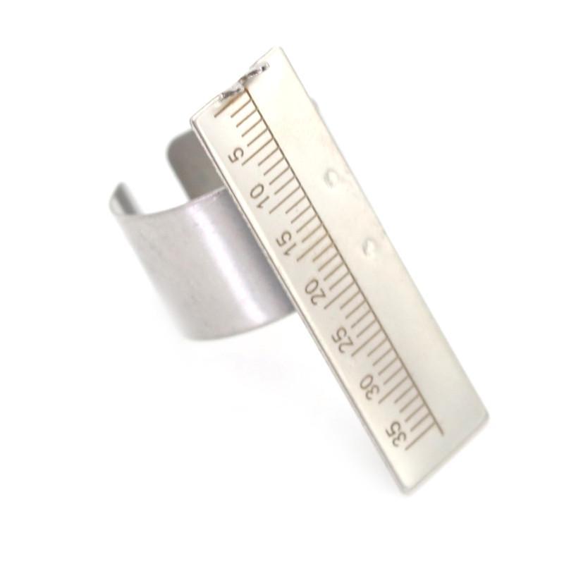 Buy Stainless Steel Ruler Dental Instrument Dental Measuring Tool at ...