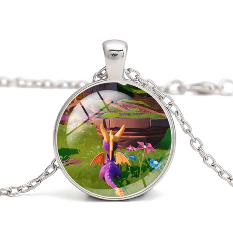 Buy New Arrival Spyro the Dragon Pendant Necklace Hot PS1 Game Handmade ...