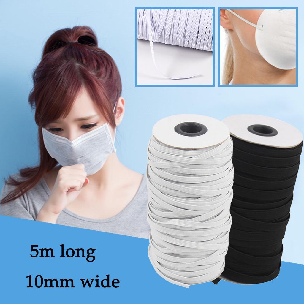 Buy MAGIC Elastic Bands For Face Mask Width Elastic Cord Crafts Elastic ...