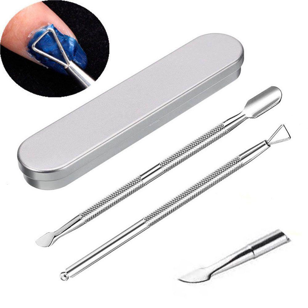 Cuticle Pusher Salon Cuticle Cutter Scissors Nipper Clipper Nail Art ...