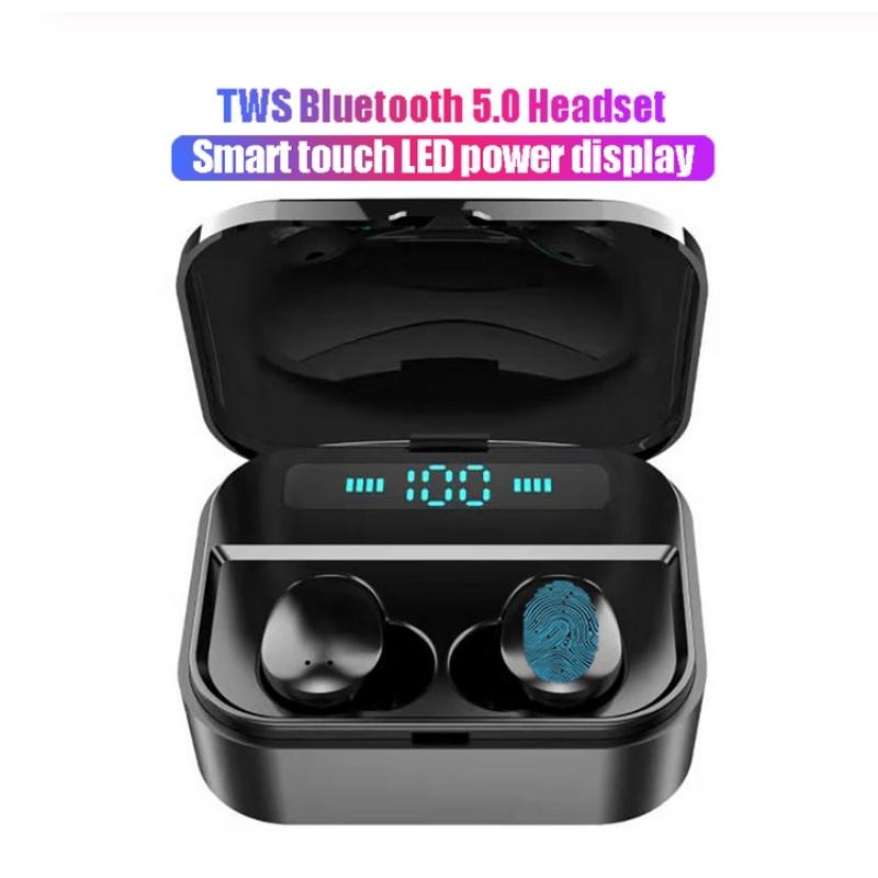 X7 Wireless Earbuds Bluetooth 5.0 Earbuds TWS Fingerprint Touch ...