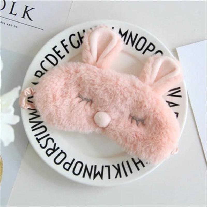 Buy Rabbit Eye Mask Soft Nap Cover Blindfold Sleeping Eye Shade Blinder ...
