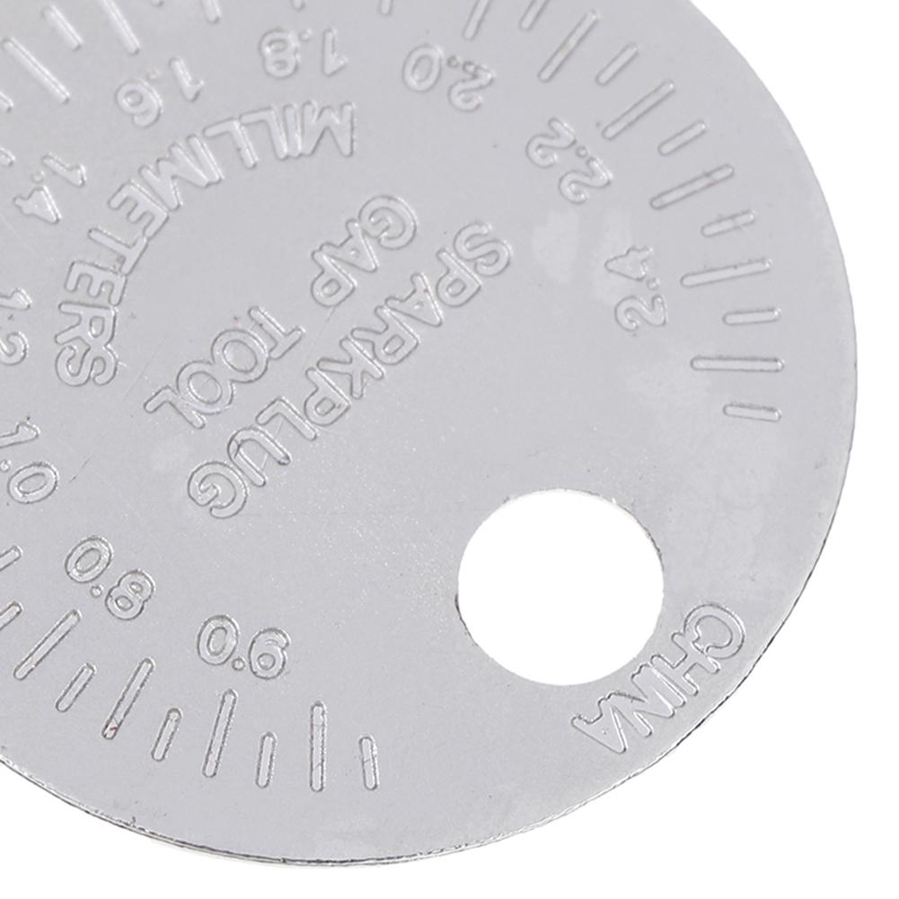 Buy Coin Type Spark Plug Gauge 0.02''-0.1'' INCH Spark Plug Gap Gauge ...