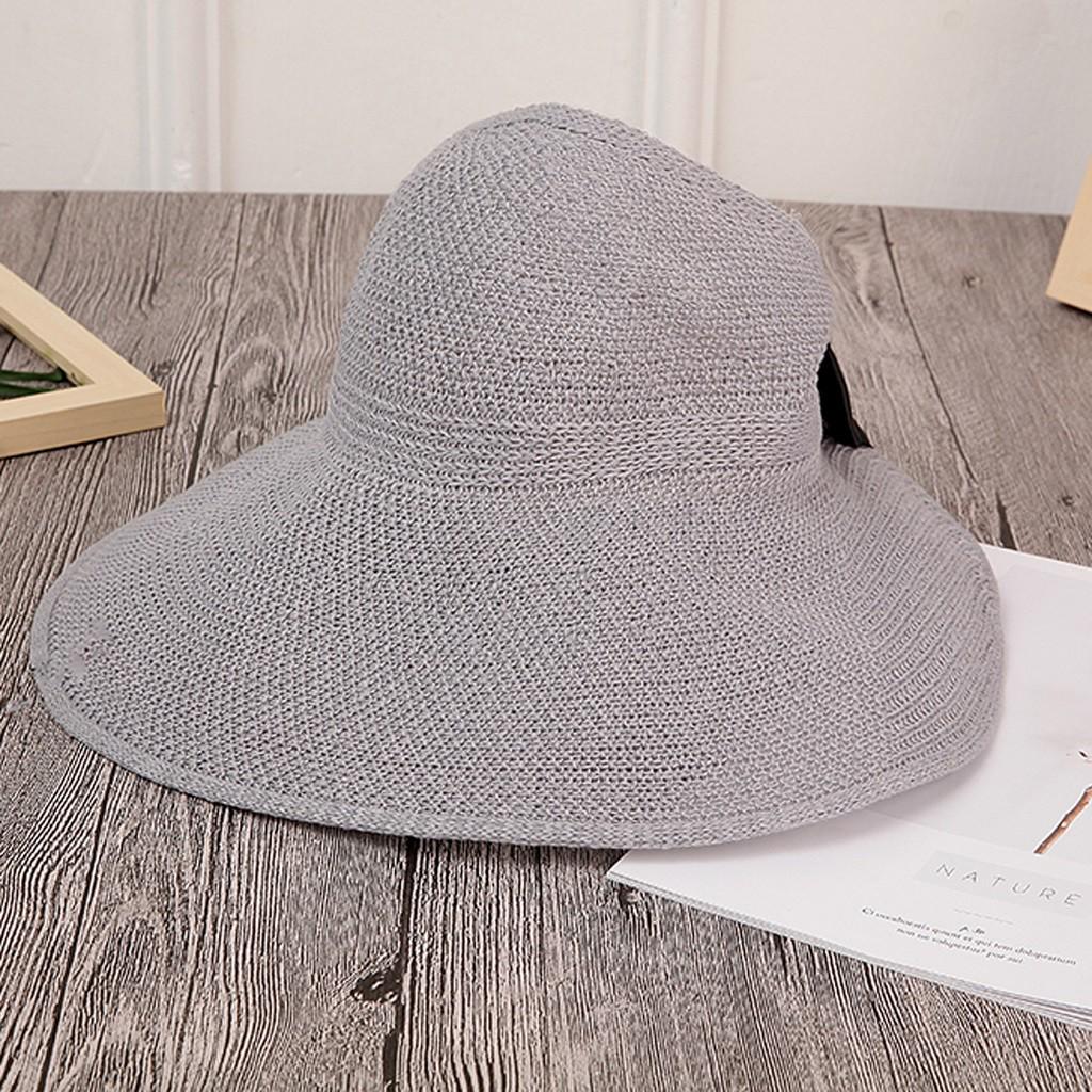 Buy [ADO] Fashion Lady Foldable Casual Cap Elegant Women Empty Top Hat ...