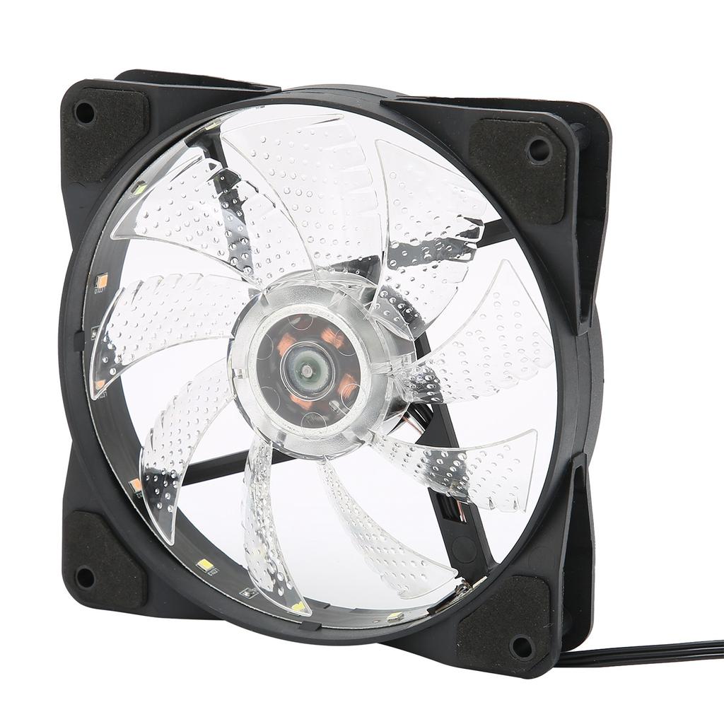 Cheap Cooling Fan Glowing Cool Large Air Volume LED 12cm Shockproof ...