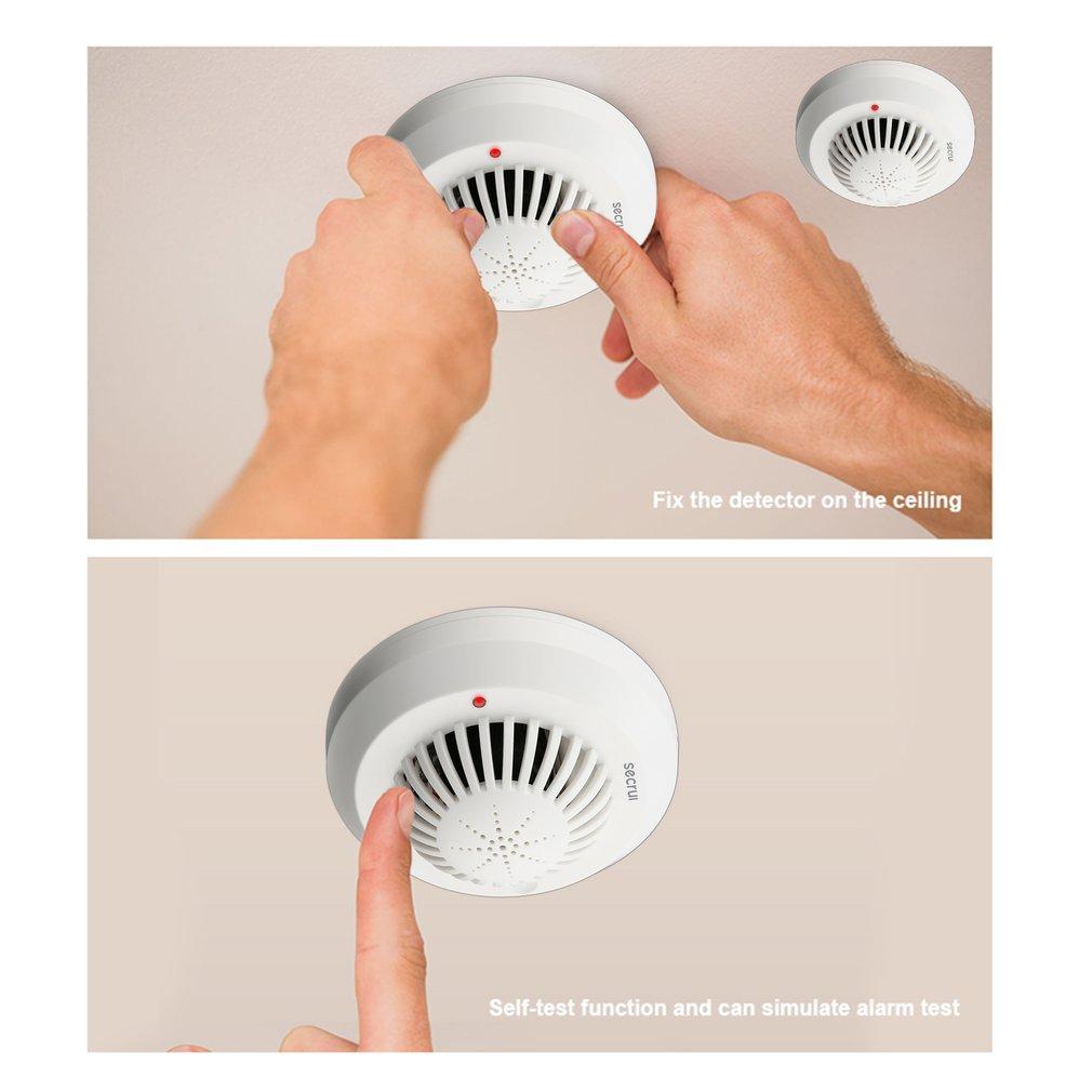 Buy Smoke Detection Alarm Photoelectric Sensor Self-test Function High ...