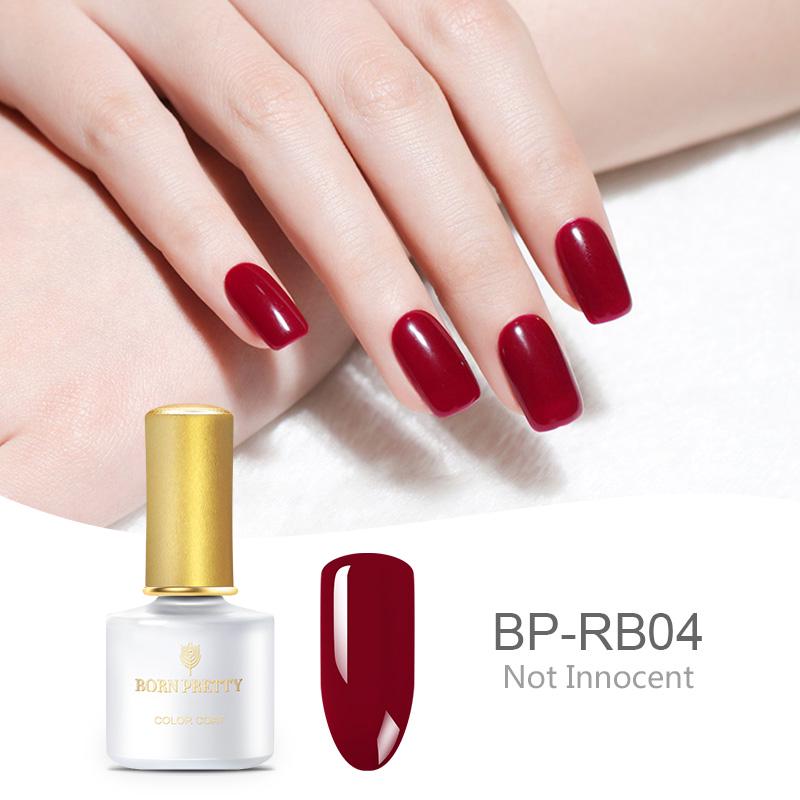 Buy 1 Bottle BORN PRETTY 6ml Red Series Gel Nail Polish Red Soak Off UV ...
