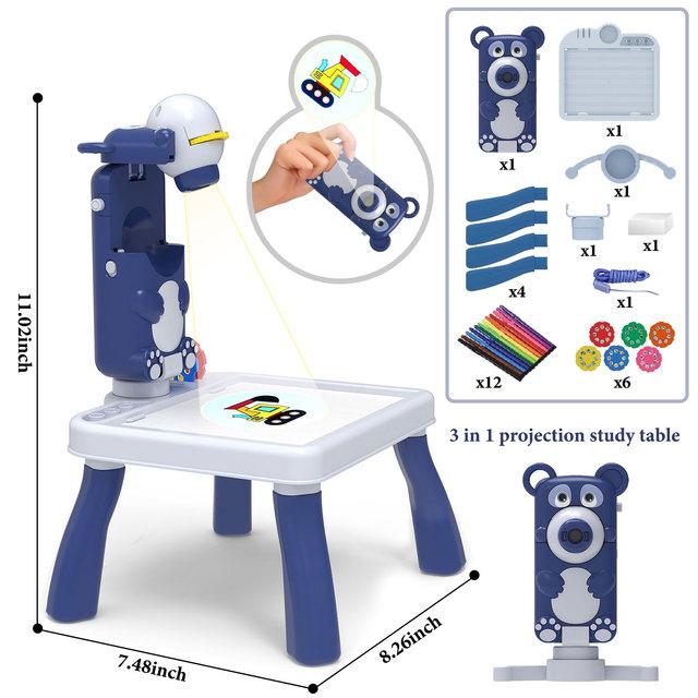 Buy 4 in1 Drawing Projector with Camera Drafting Table Kids Drawing ...