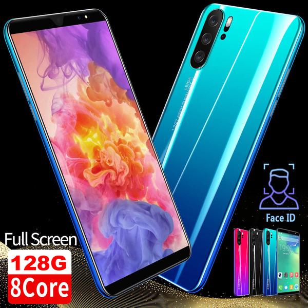 P33 6GB RAM+128GB ROM Android 8.1 Cellphone Dual SIM Card Smartphone ...