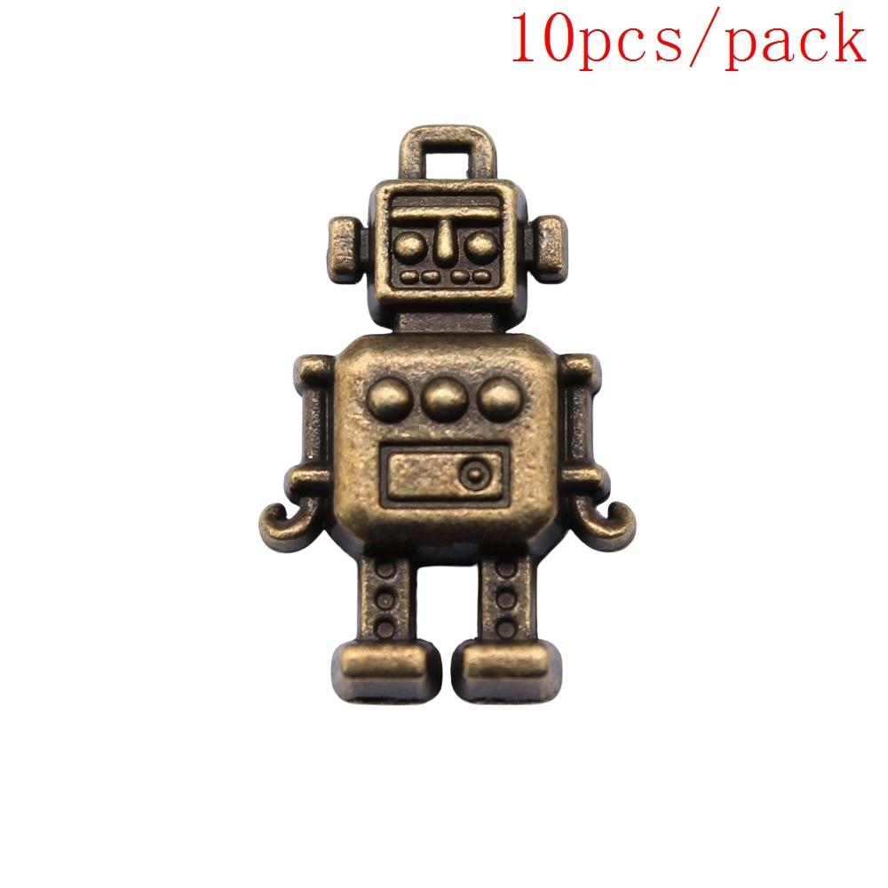 Buy Robot Charms For Jewelry Making Handmade Supplies For Jewelry ...