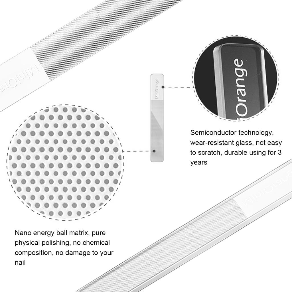 Buy 1 Pcs Nail Cuticle Remover Nail Art File Pen Glass Pusher Nail ...