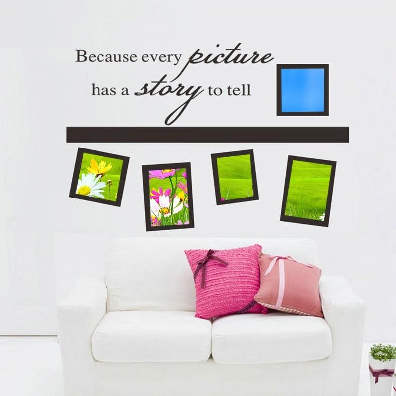 New Because Every Picture Has A Story To Tell Wall Decal Vinyl Decor ...