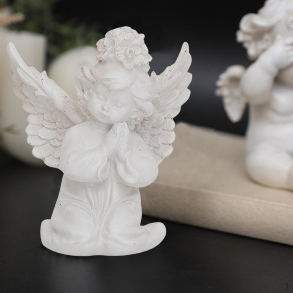 Buy Nordic Praying Cherub Angle Statue Cherub Sculpture Outdoor Baby ...