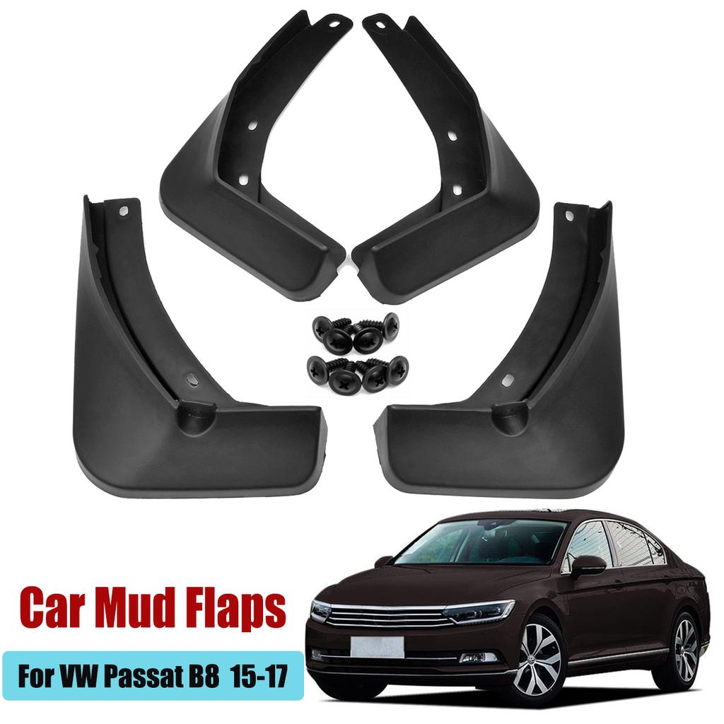 Buy 4PCS Car Front Rear Mud Flaps Splash Guard Fender For VW Passat B8 ...