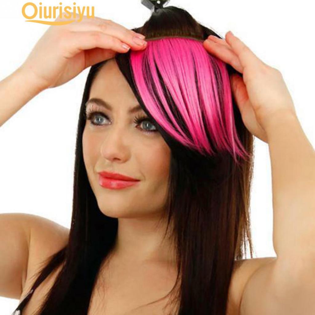 Buy 13 Colors Seamless Slanted Fake Bang Fringe at affordable prices ...