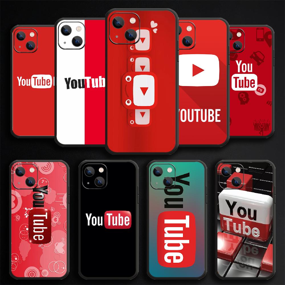 Buy Youtube Logo Design Mobile Phone Case Cover Cell For IPhone Samsung ...