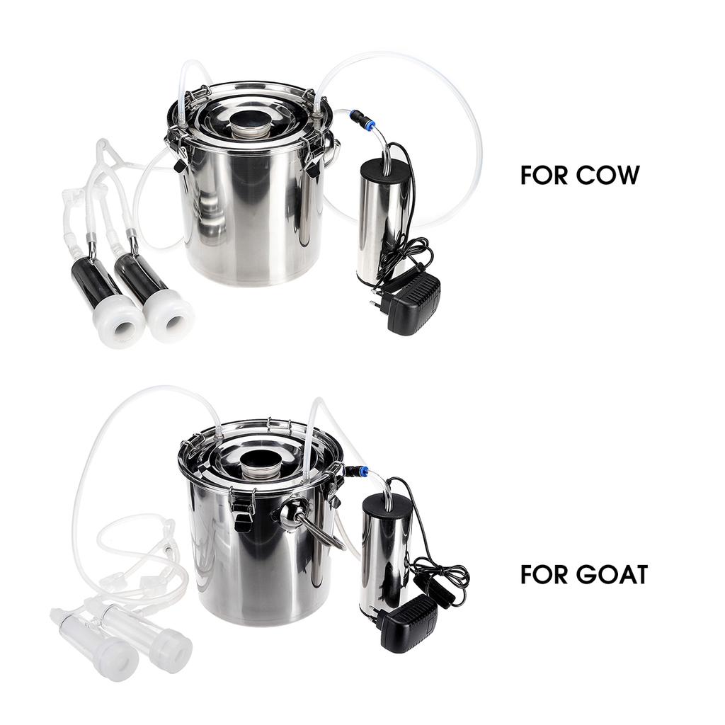 Buy 5L Electric Cow Goat Sheep Milking Machine Vacuum Pump Milker ...
