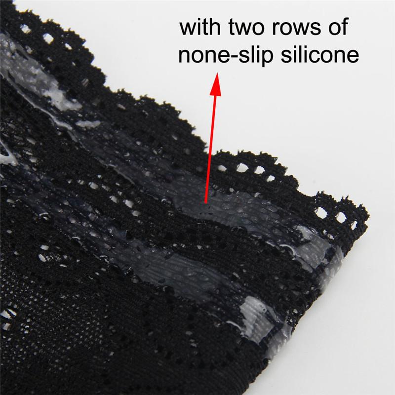 Buy 1PC Women Anti Chafing Floral Lace Thigh Bands Sexy Leg Warmers ...