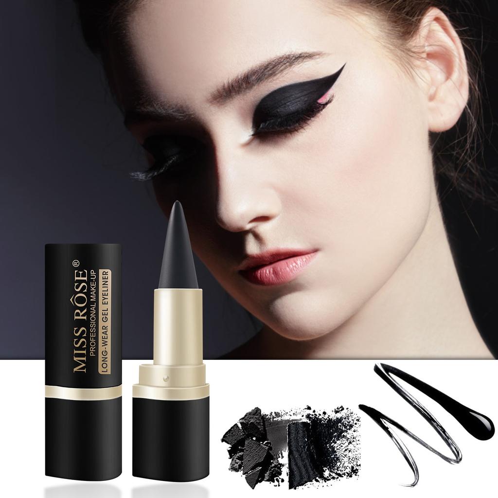 Buy Black Gel Eyeliner Women's Long Wear Waterproof Anti-Smudge ...