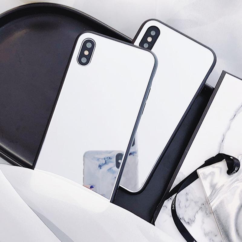 Buy Black Mirror Case For Huawei Honor 7C 7A Samsung A30 A50 OPPO F5 ...