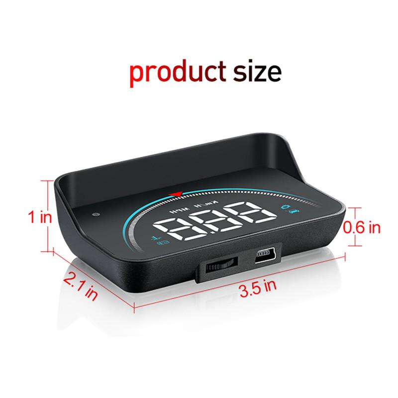 Buy Car Digital OBD2 Speedometer Head Up Display KM/HM Tired Bike Boat ...