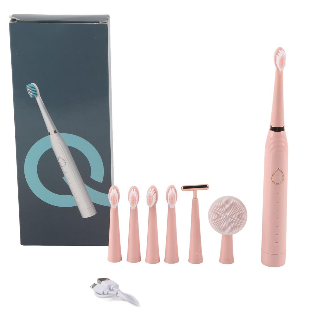 Multifunctional Electric Toothbrush Soft Brush Hair Facial Massage ...